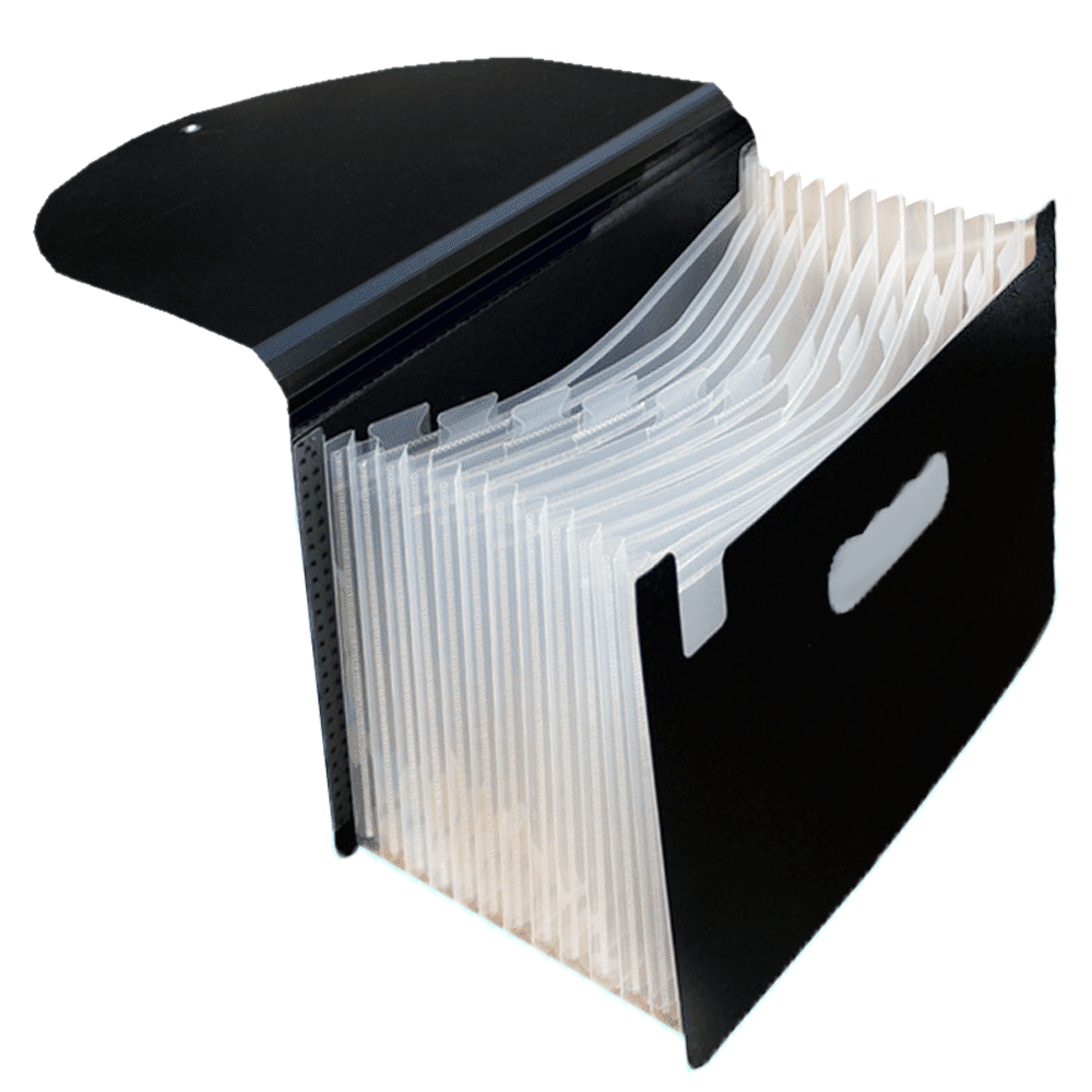 Expandable Accordion File for Large Capacity Documents 13-Pocket Desk ...