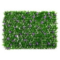 Expandable Artificial Ivy Privacy Screen Wood PE Waterproof Sun ...