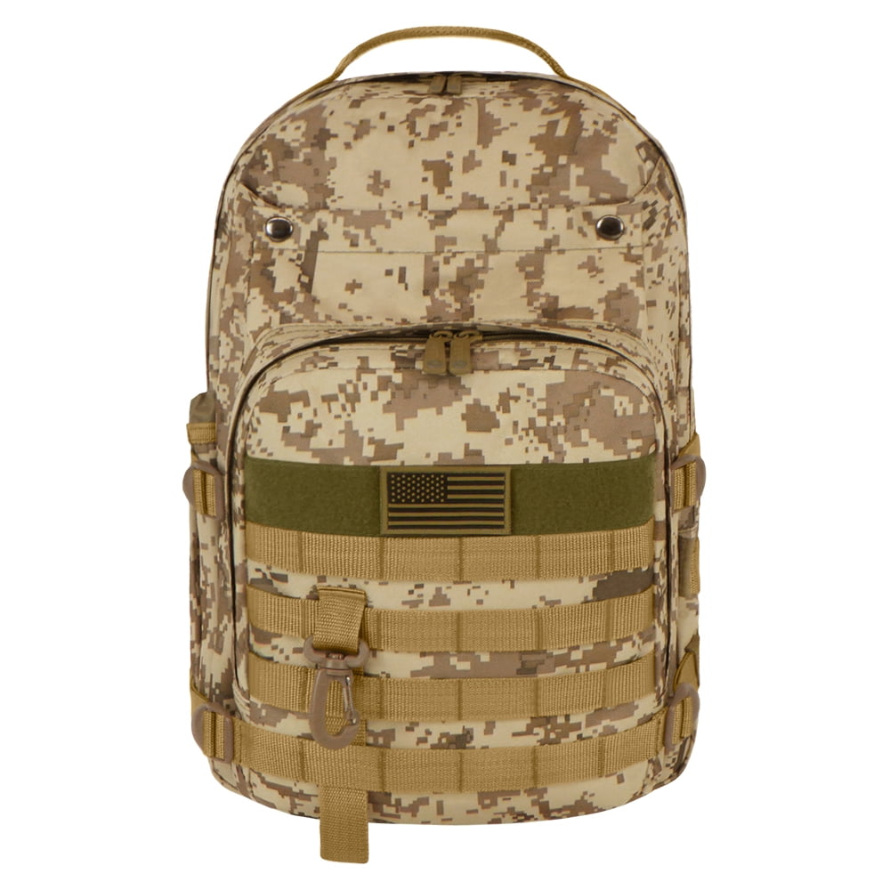 Expandable Assault Backpack - Tan ACU - Walmart.com