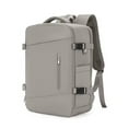 Expandable Backpack Waterproof 15.6inch Laptop Backpack Large Capacity Hiking Travel Bag Male ...