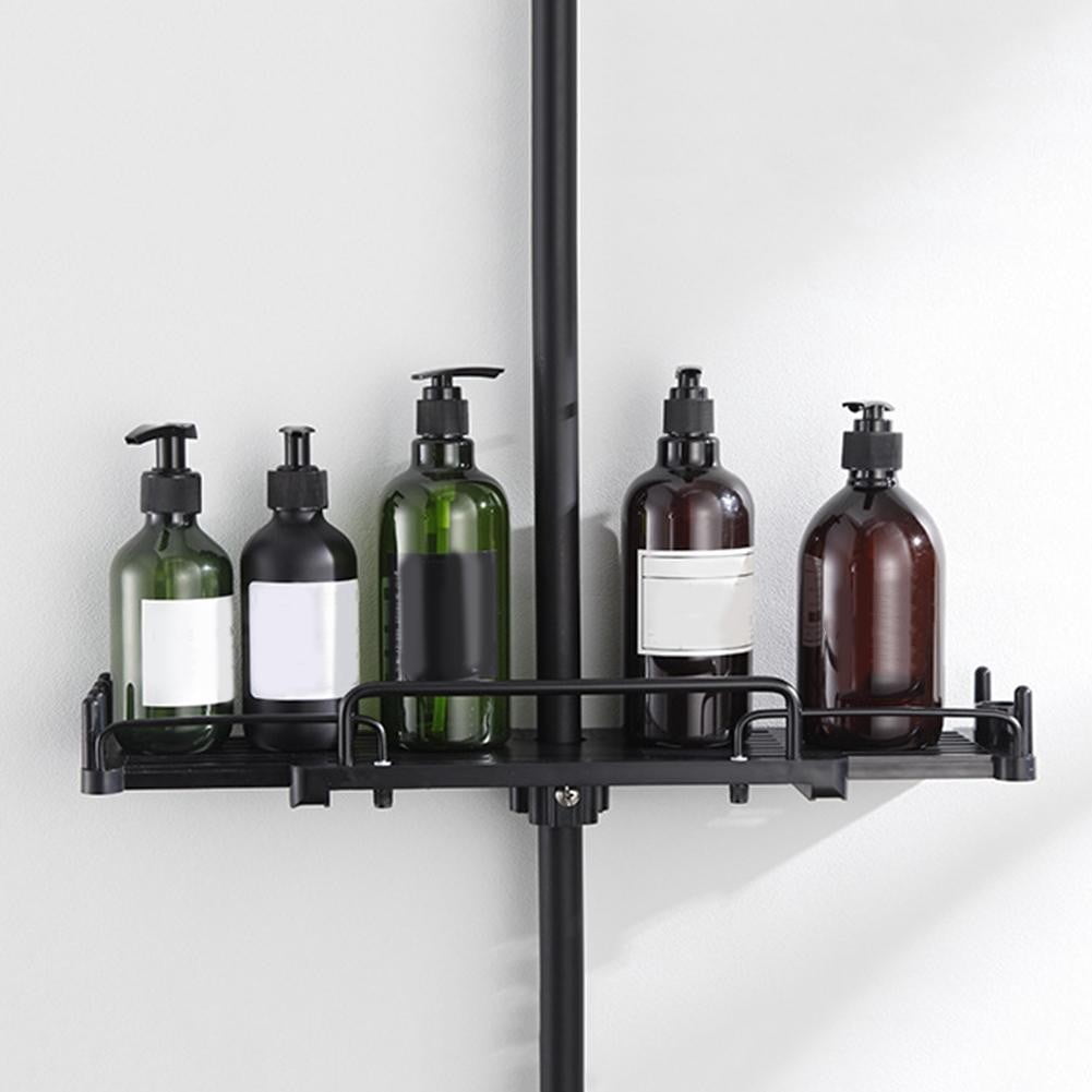 Expandable Bathroom Shelf: No-Drill Storage Solution With Hooks & Easy ...
