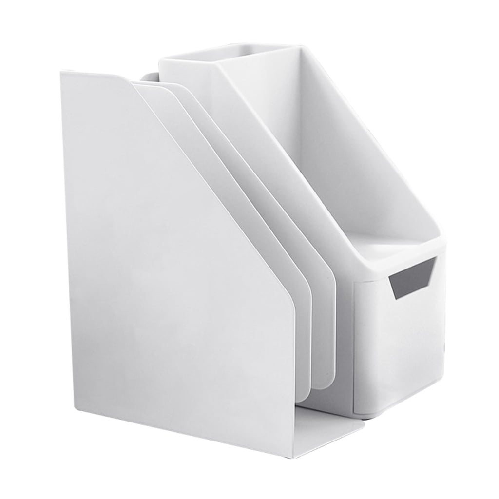 Expandable Bookend with Pen Cup and Drawer Multifunction Book End ...