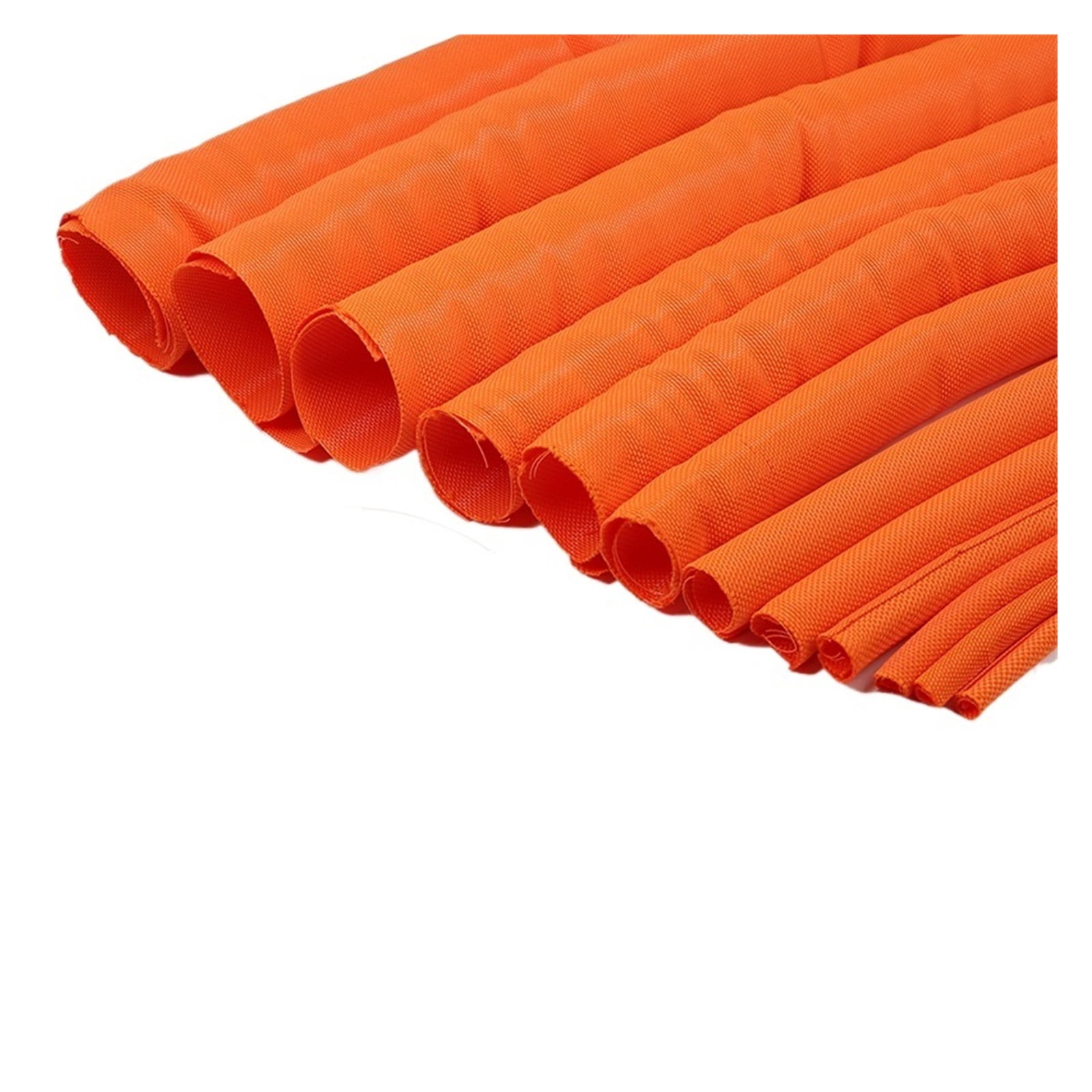 Expandable Braided Sleeve Orange Self-Closed Insulated Wrap Self ...
