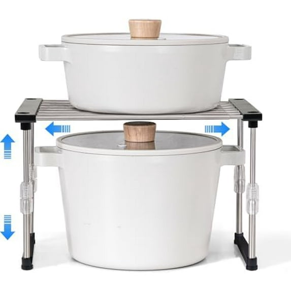 Expandable Cabinet Organizer, Set of 1 Width & Height-Adjustable ...