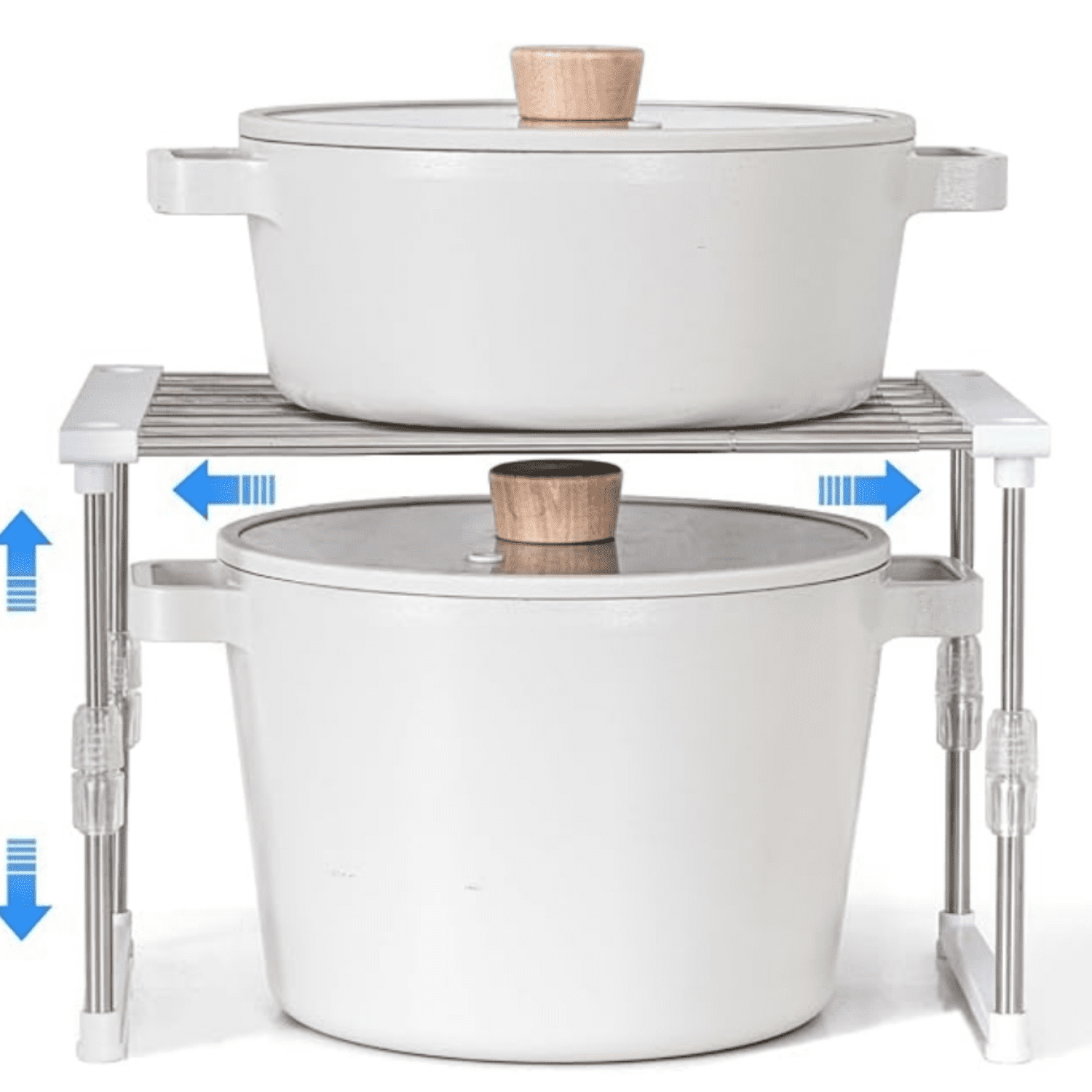 Expandable Cabinet Organizer, Set of 1 Width & Height-Adjustable ...