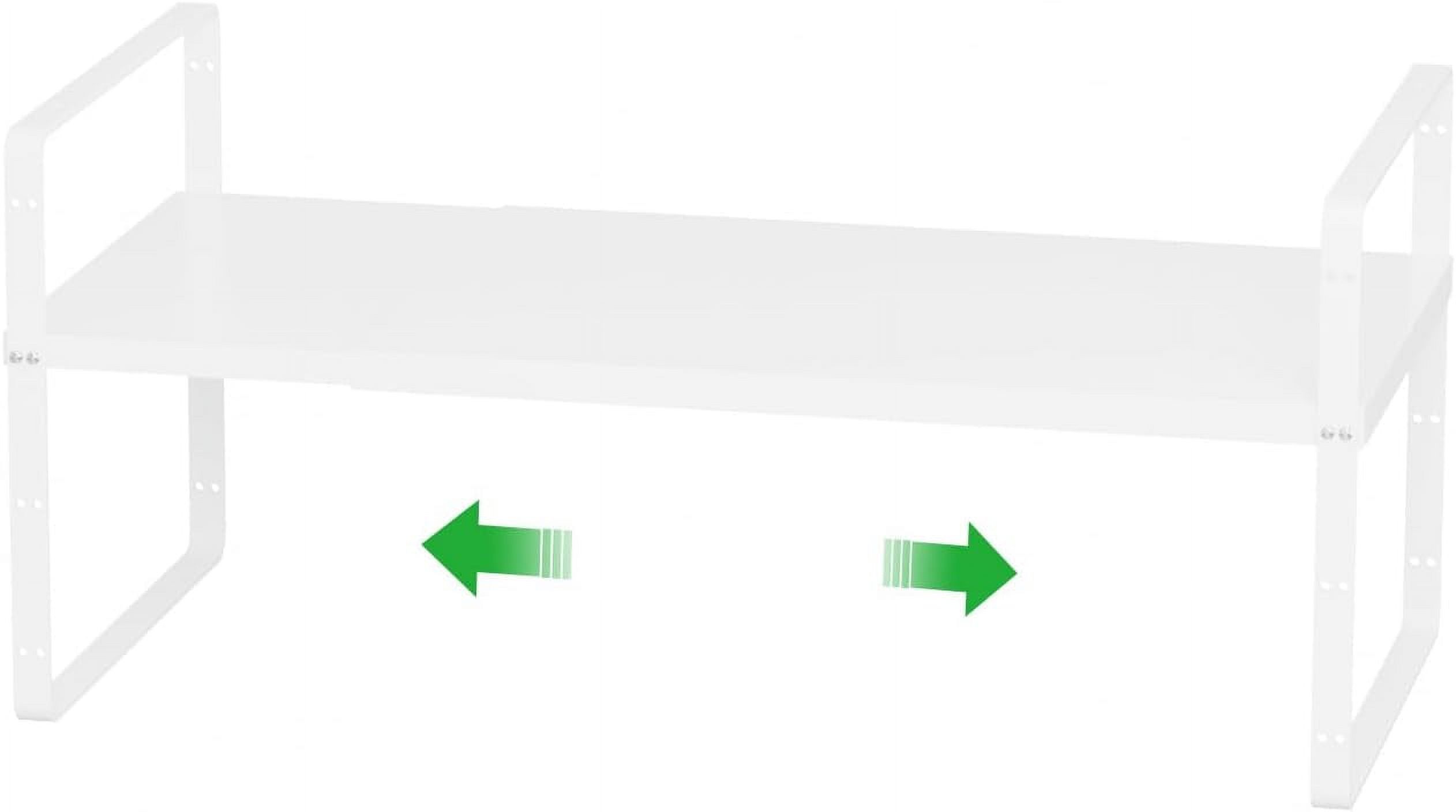 Expandable Cabinet Organizer Shelf Stackable Riser with Adjustable ...