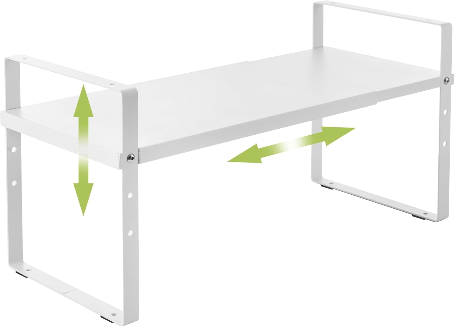Expandable Cabinet Shelf Organizer Rack, Stackable Kitchen Counter ...