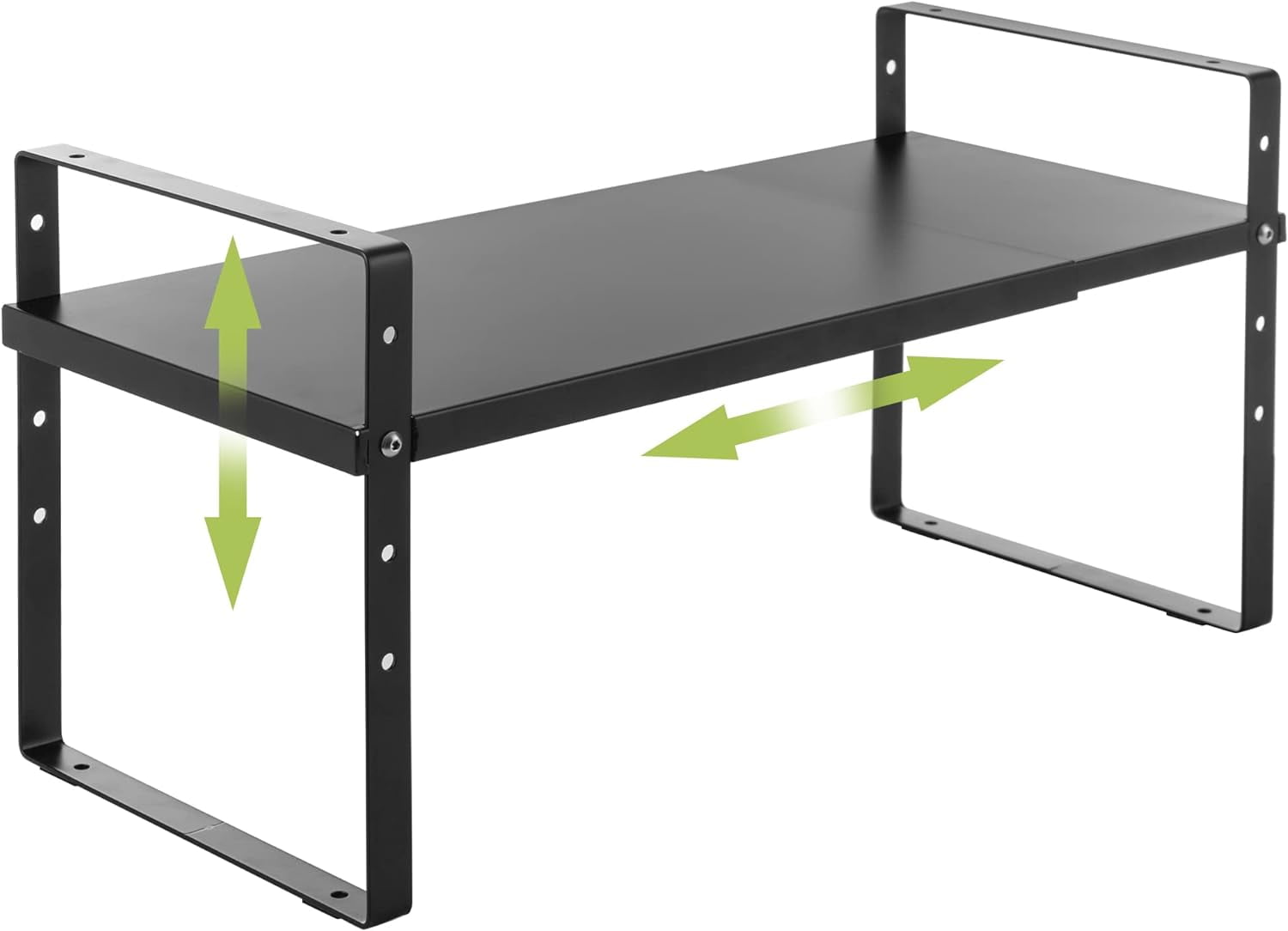 Expandable Cabinet Shelf Organizer Rack, Stackable Kitchen Counter ...