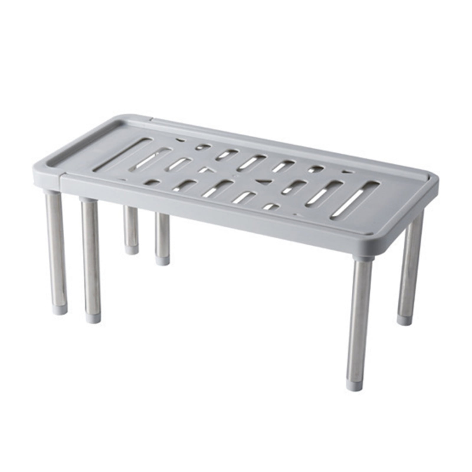 Expandable Cabinet Shelf Organizer Stackable Kitchen Counter Shelf Rack ...