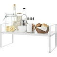 Expandable Cabinet Shelf Organizer, Stackable Kitchen Pantry Counter ...