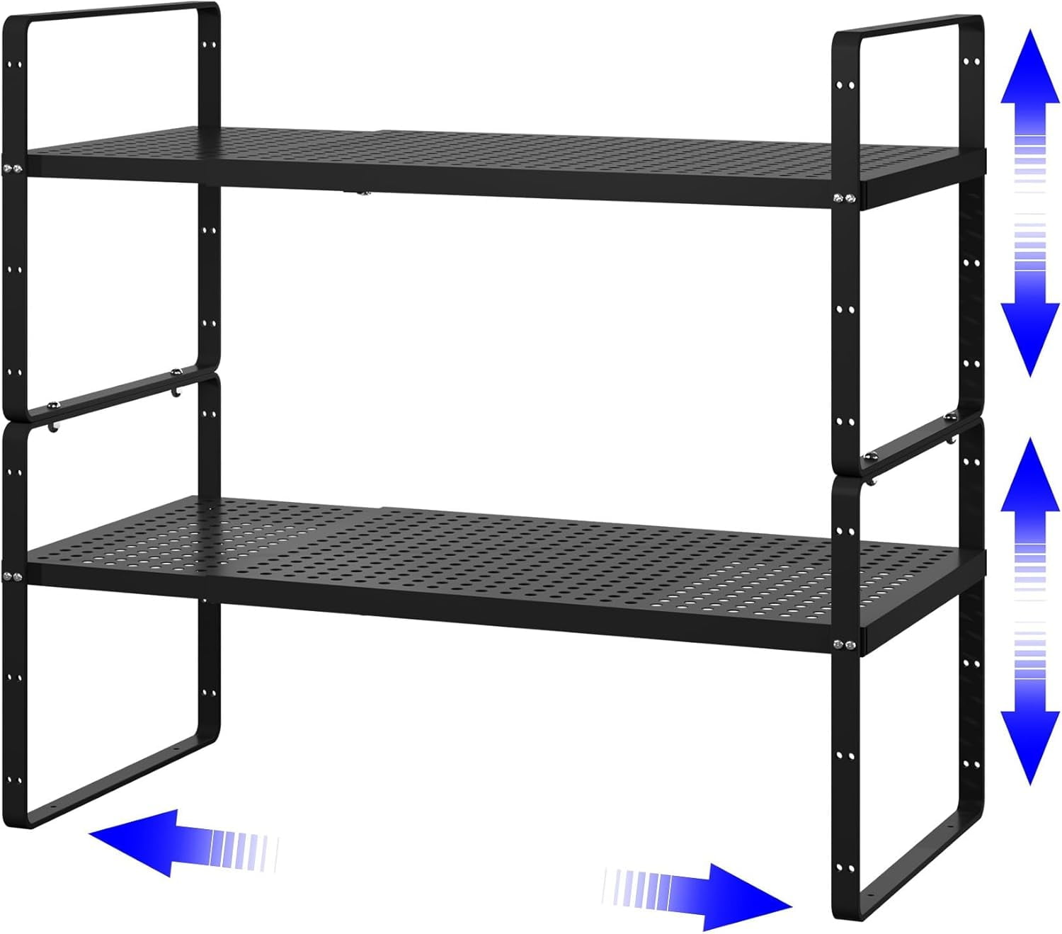 Expandable Cabinet Shelf Organizers, Kitchen Small Stand Rack ...