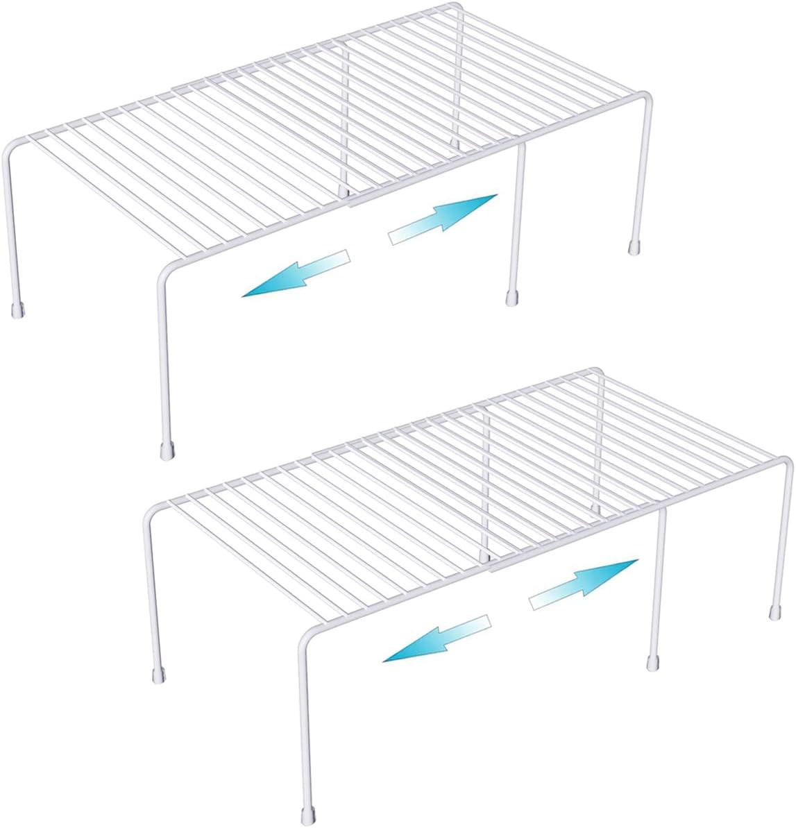 Expandable Cabinet Storage Organizer Shelf, Freezer Shelf Kitchen ...