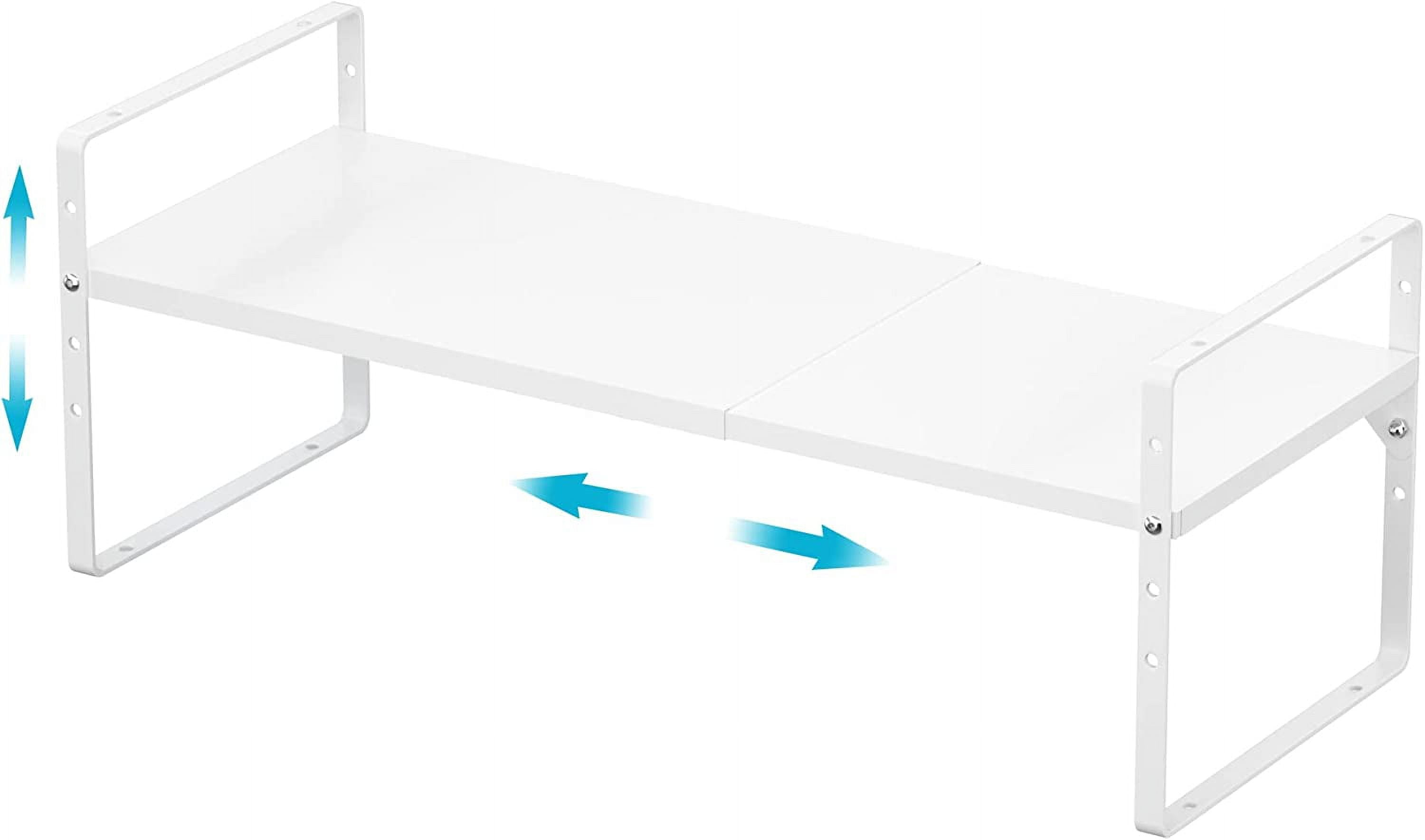 Expandable Cabinet Storage Shelf Organizer Rack, Heavy Duty Cupboard ...