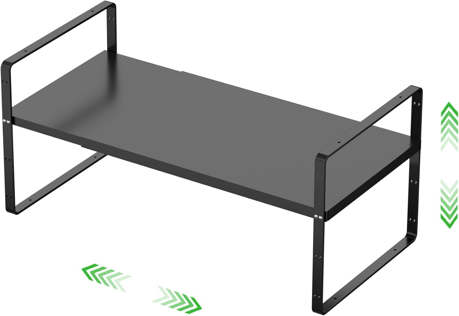 Expandable Cabinet Storage Shelf Stackable Organizer Rack for Kitchen ...