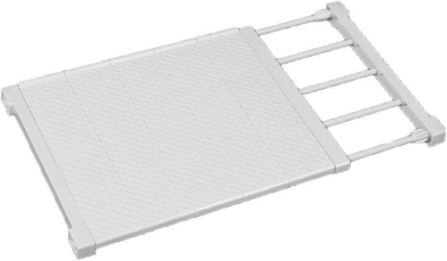 Expandable Closet Shelf Dividers Adjustable Cabinet Storage Rack Hanger ...