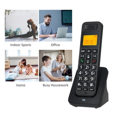 AT&T EL52303 Digital Cordless Phone Machine with 3 Handsets, Caller ID ...