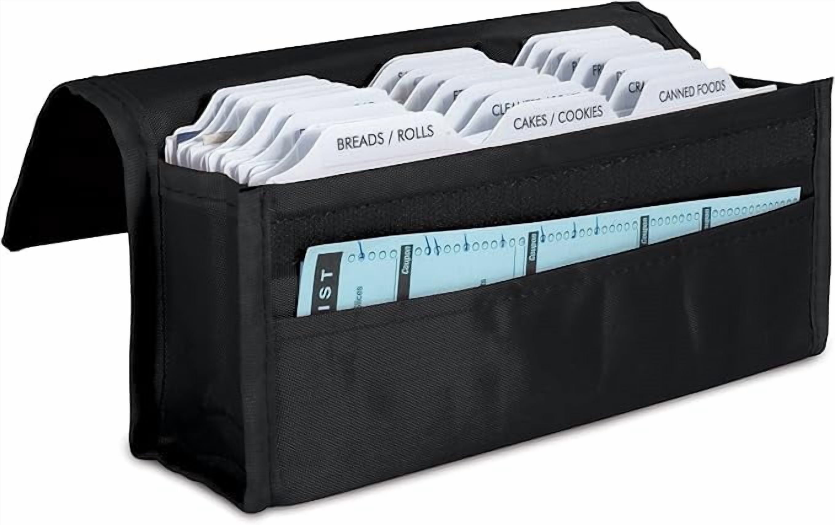 Expandable Coupon Organizer - Black - Walmart.com