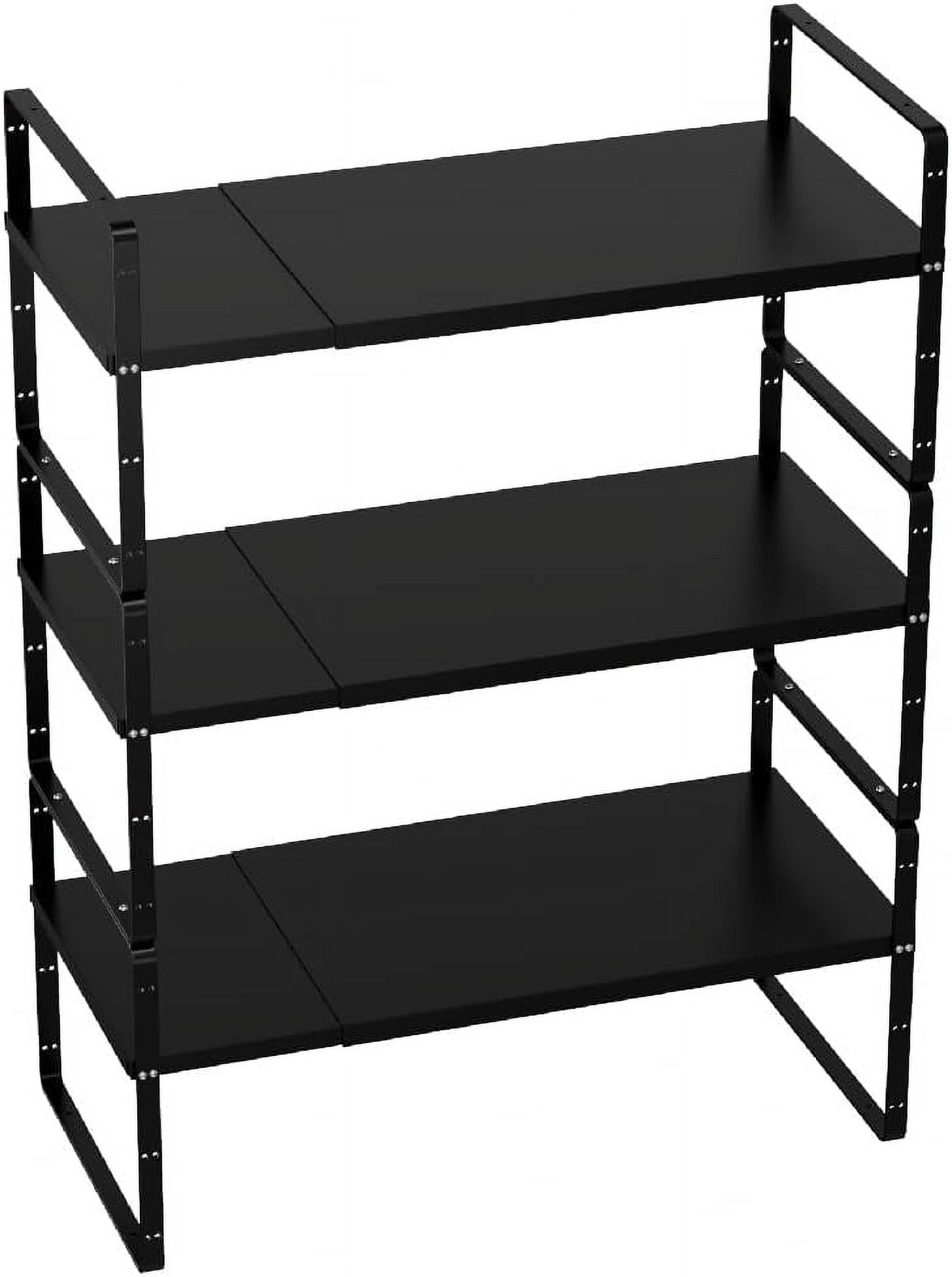 Expandable Cupboard Organizer,Large Kitchen Cabinet Organizer Stackable ...