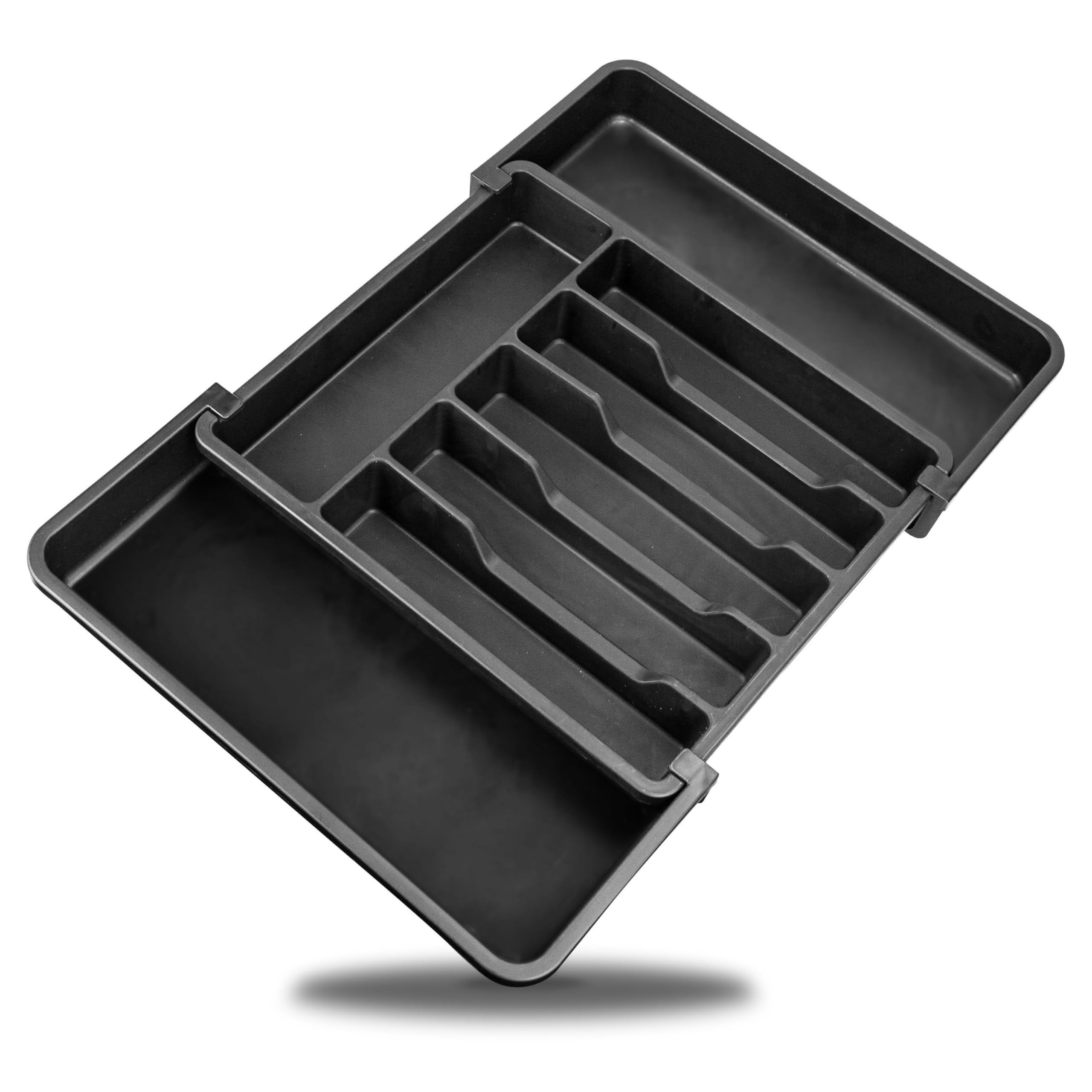 Expandable Cutlery Tray - Adjustable Cutlery Drawer Organiser for Forks ...