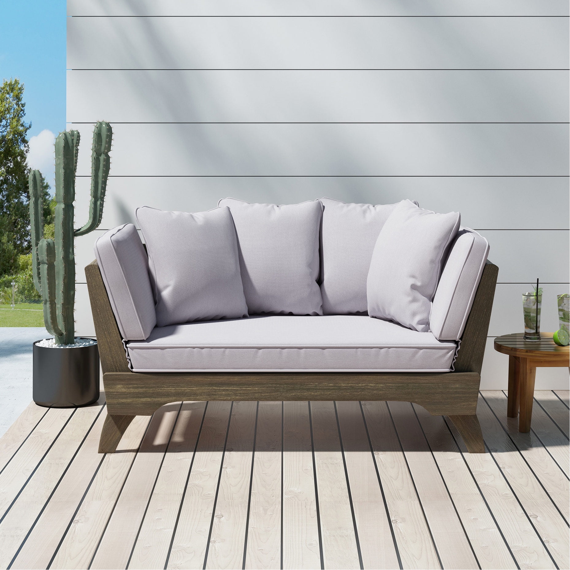 Expandable Design, Slatted Panels, Water-Resistant - Optimize Outdoor ...