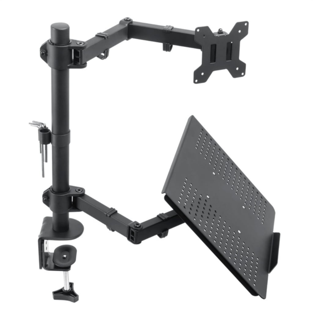 Expandable Display Bracket For Laptop Computer Desktop Holder Double ...