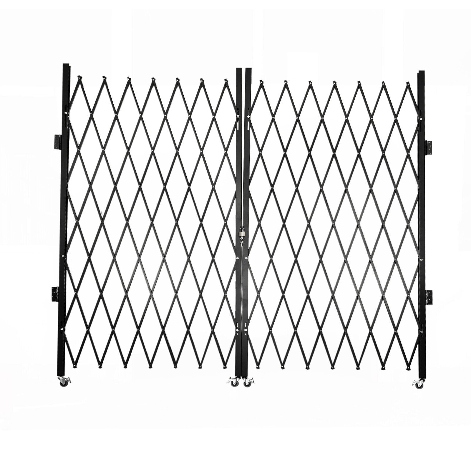 Expandable Door Gate 6-1/2'H x 12'W Scissor Gate Double Folding ...