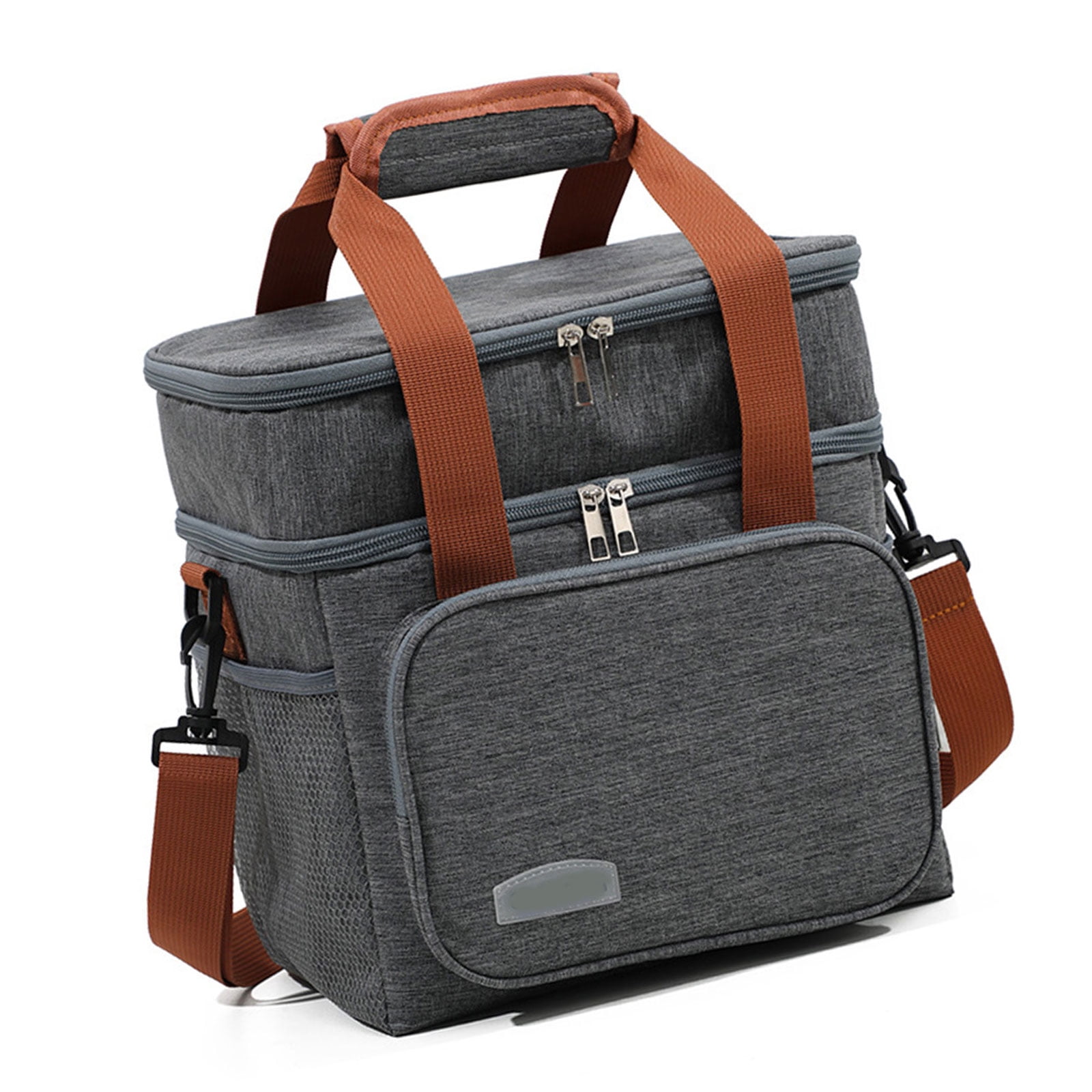 Expandable Double Deck Lunch Box Thermal Leak Proof Bag with Oversized ...