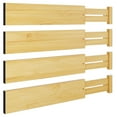 Expandable Drawer Dividers - Fits 13.3"-19" Drawers 3" Deep Walls Set ...