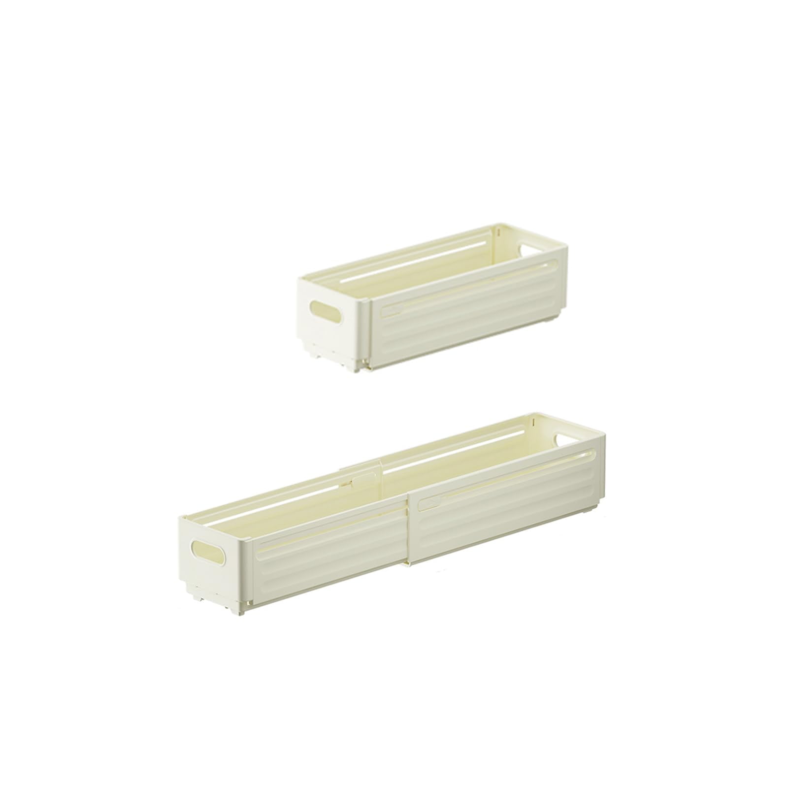 Expandable Drawer Organizer Bins - 2 Pack Foldable Storage Bins For ...