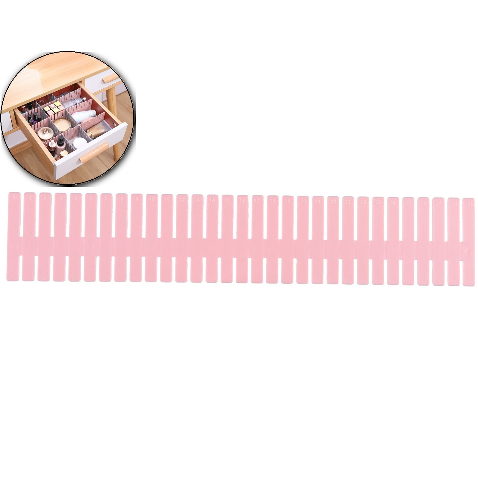 Expandable Drawer Partition Board, Stackable Organizer Dividers ...