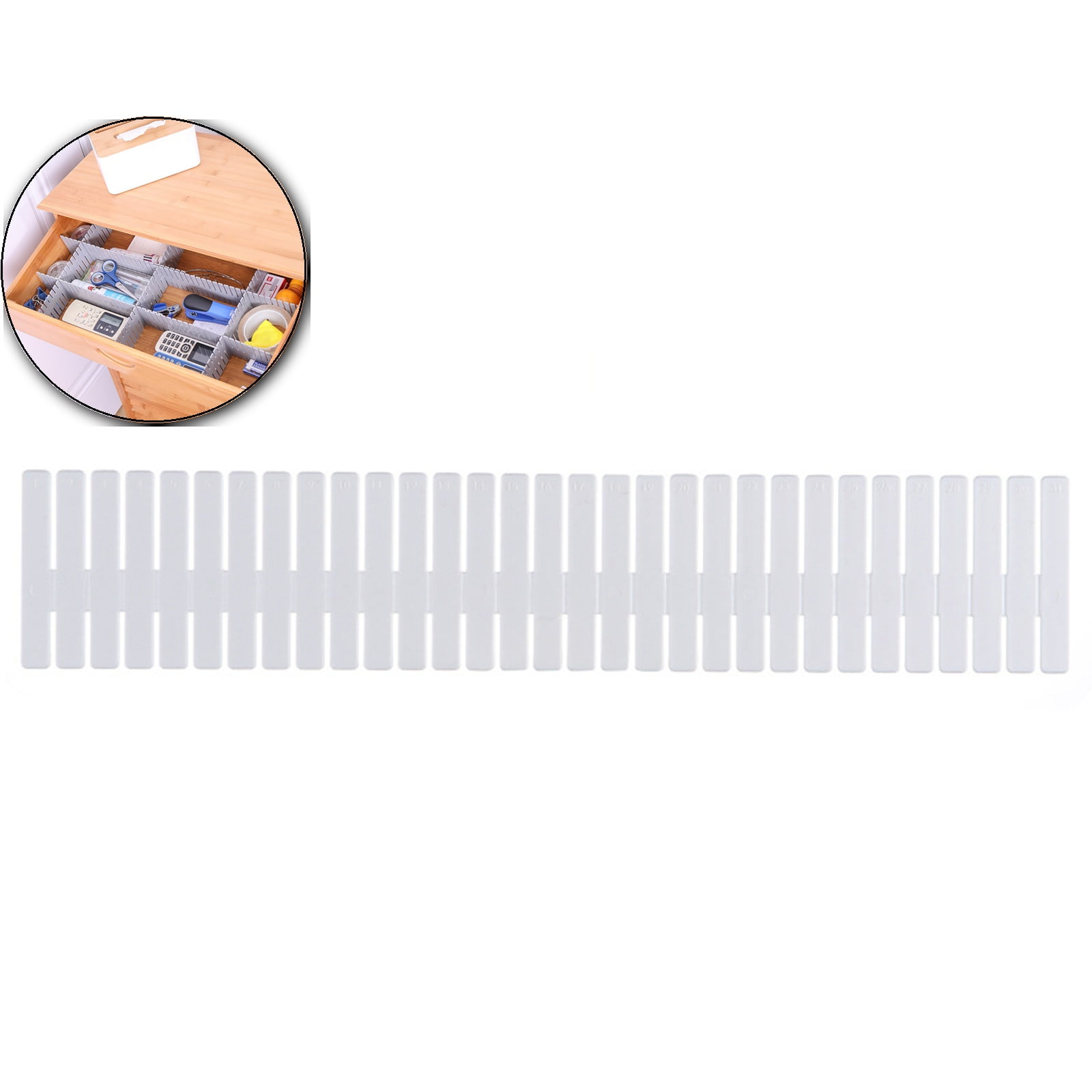 Expandable Drawer Partition Board, Stackable Organizer Dividers ...