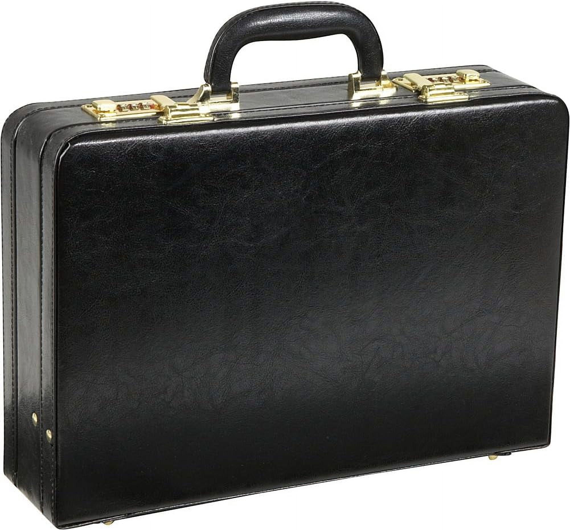 Expandable Executive Faux Leather Attache Case (#2893-89) - Walmart.com