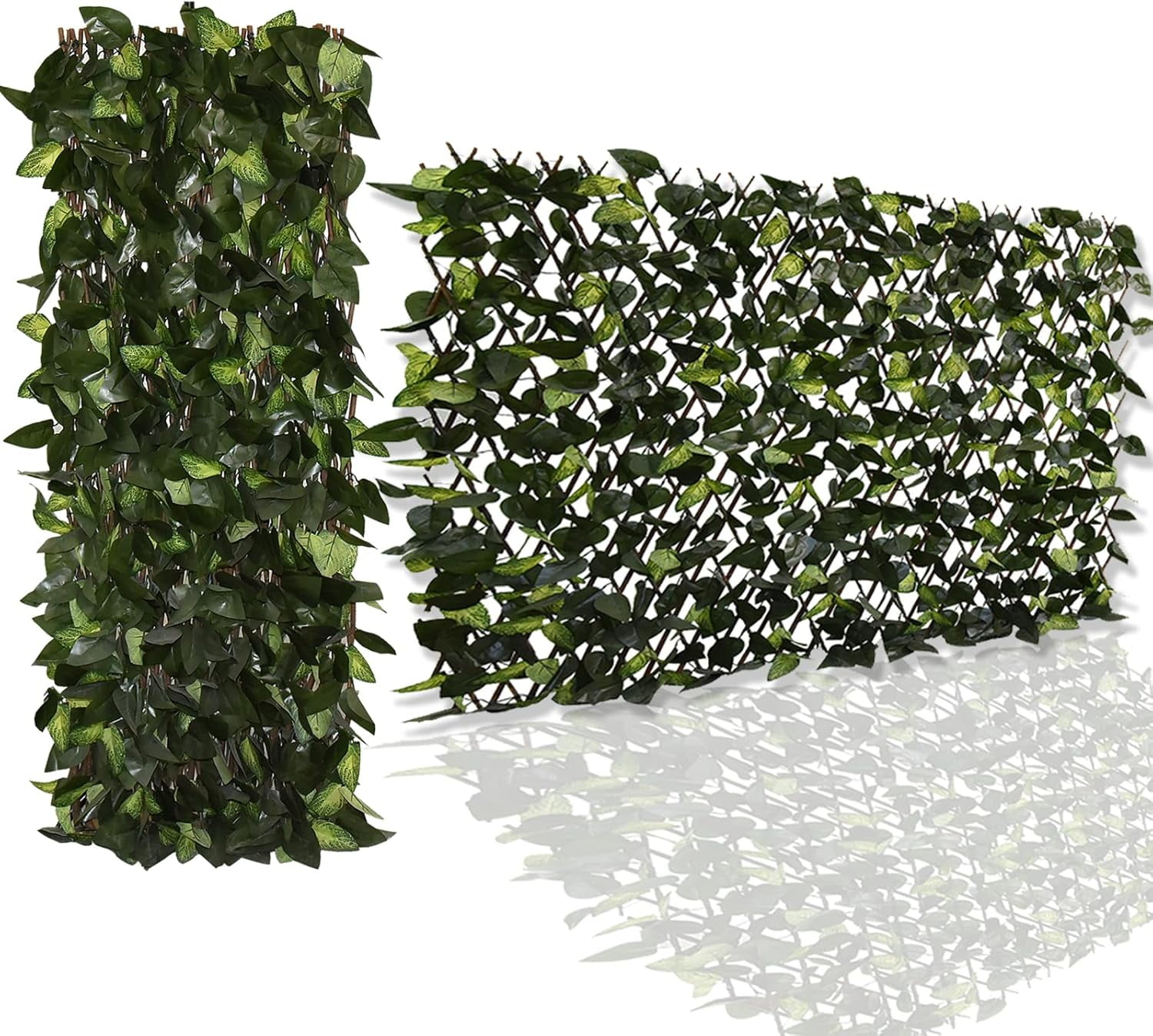 Expandable Faux Ivy Fence,Artificial Privacy Screen Decor for Outdoor ...