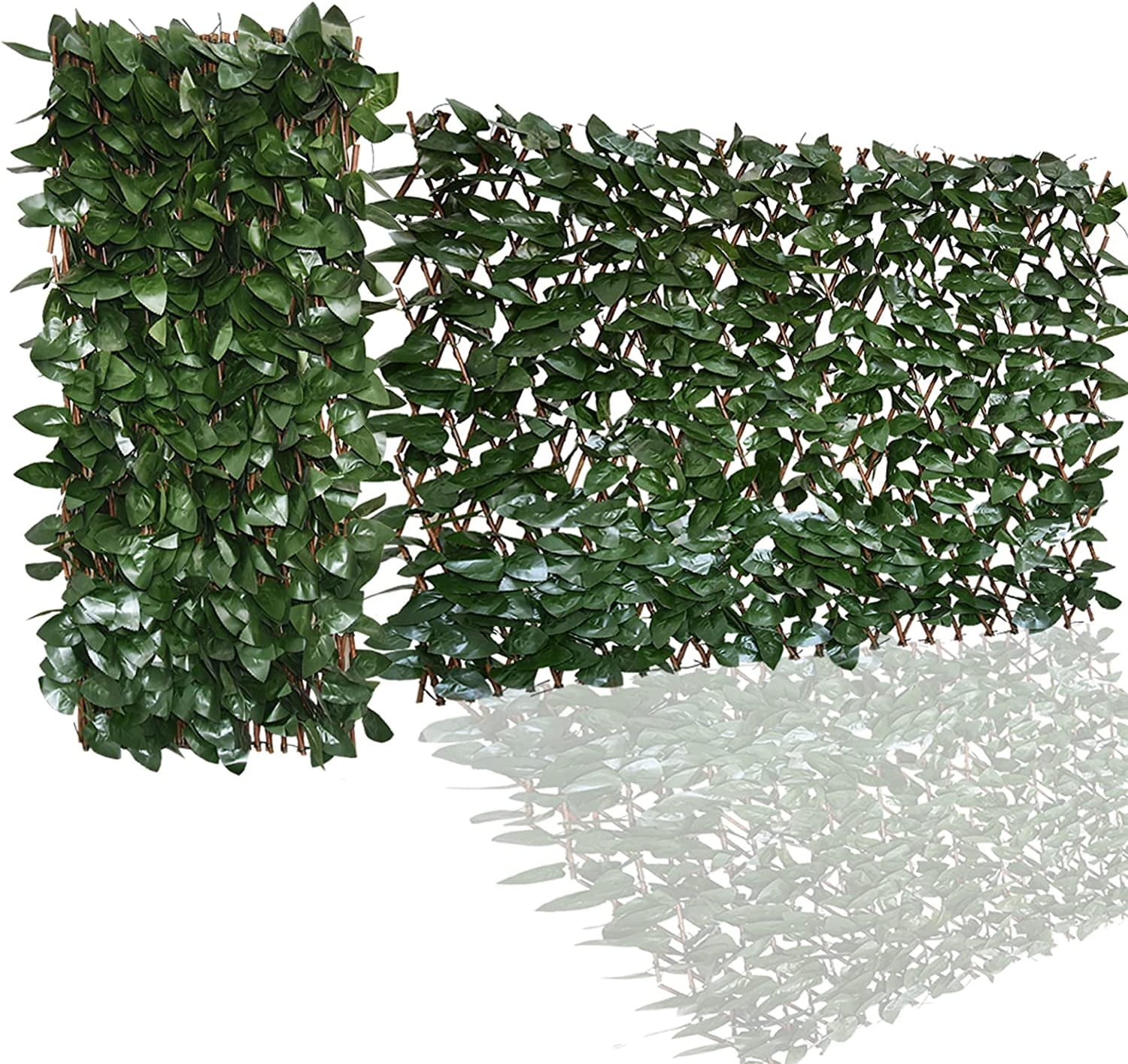 Expandable Faux Ivy Fence,Artificial Privacy Screen Decor for Outdoor ...