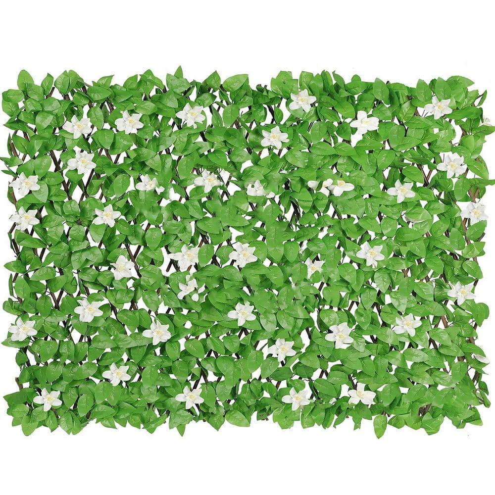 Expandable Faux Privacy Fence, Decorative Faux Ivy Greenery Fencing ...