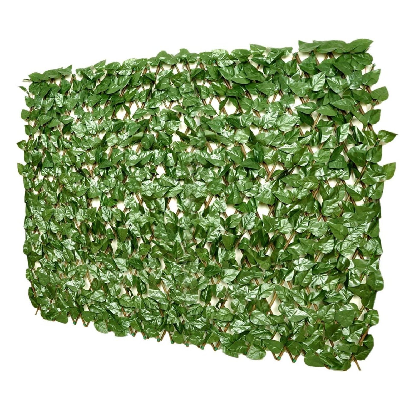 Expandable Faux Privacy Fence Screen, 2Pcs Expandable Greenery Wall ...
