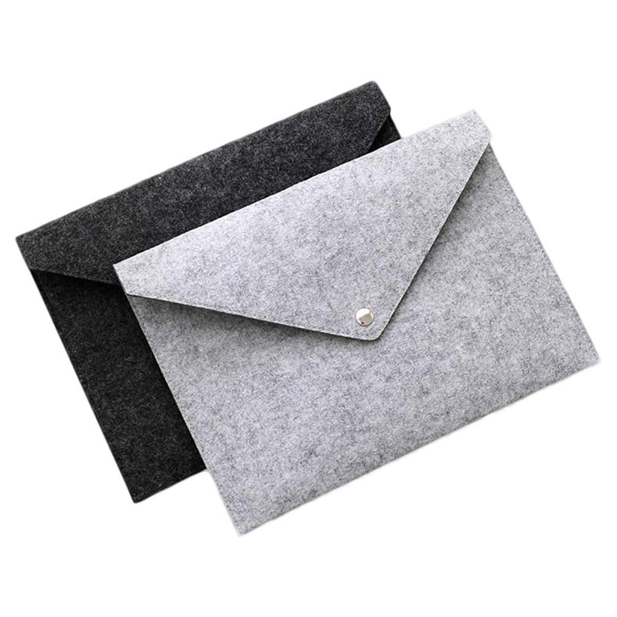 Expandable Felt File Folders, Letter/A4 Size, Paper Portfolio Case, 2 ...