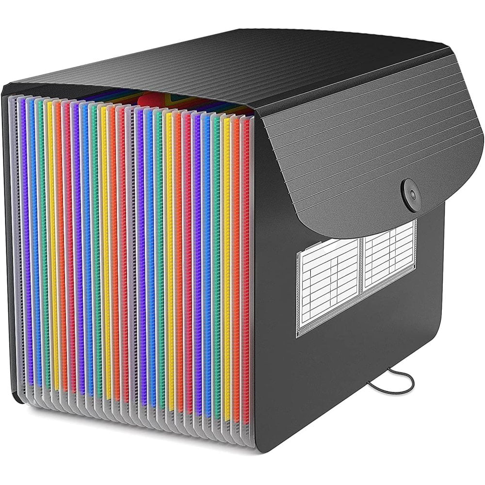 Expandable File Folder, Accordion File Organizer for Letter A4 Size ...