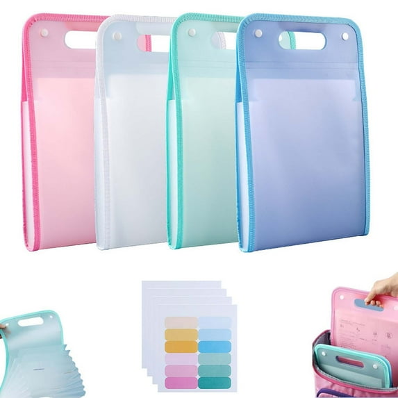 Expandable File Folder Organizer with 13 Pockets, Letter Size A4 ...