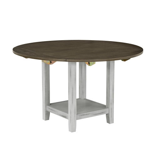 Expandable Foldable Dining Table with Under-Table Storage - Space ...