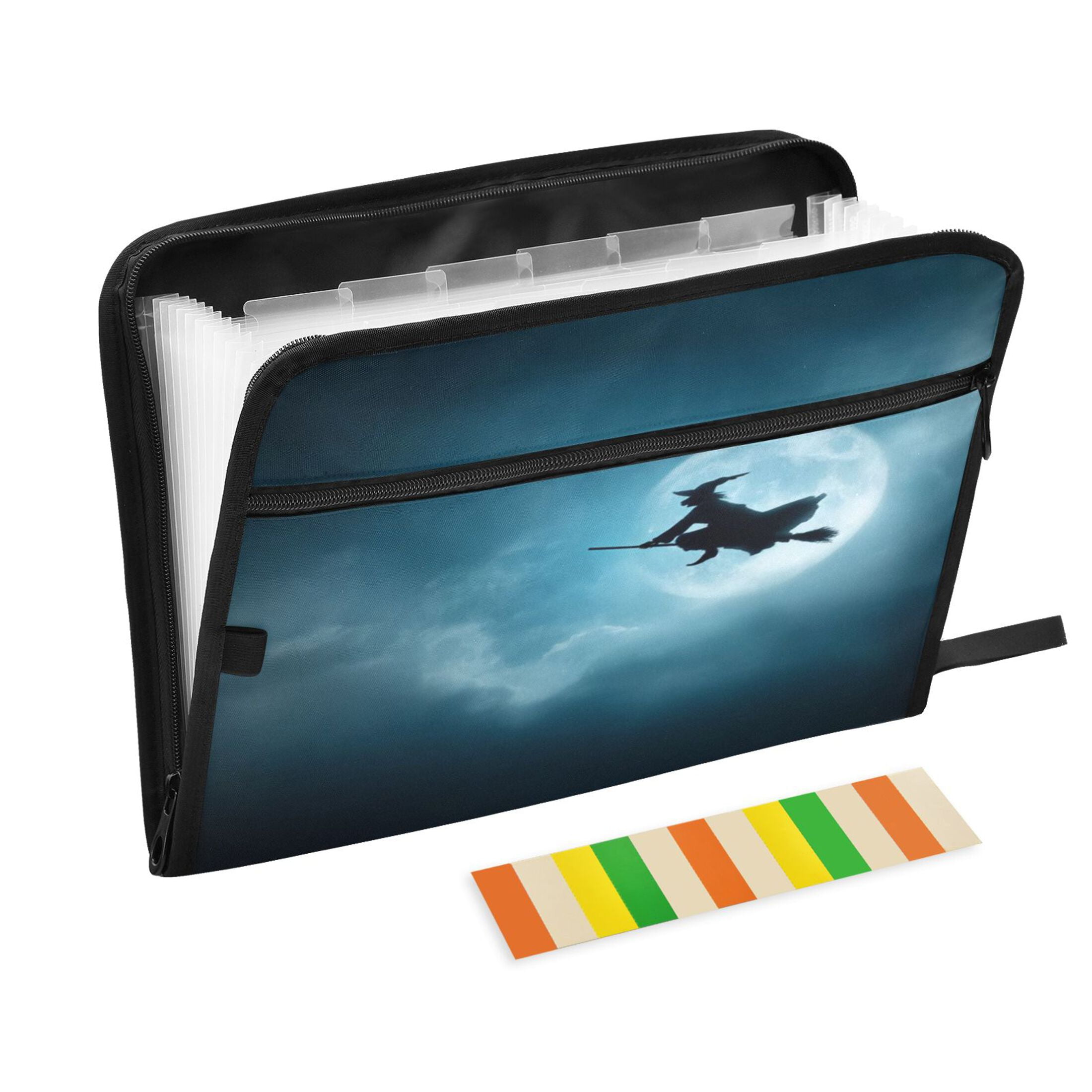 Expandable Folder with Colored Tabs, Desktop Folding Folder for ...