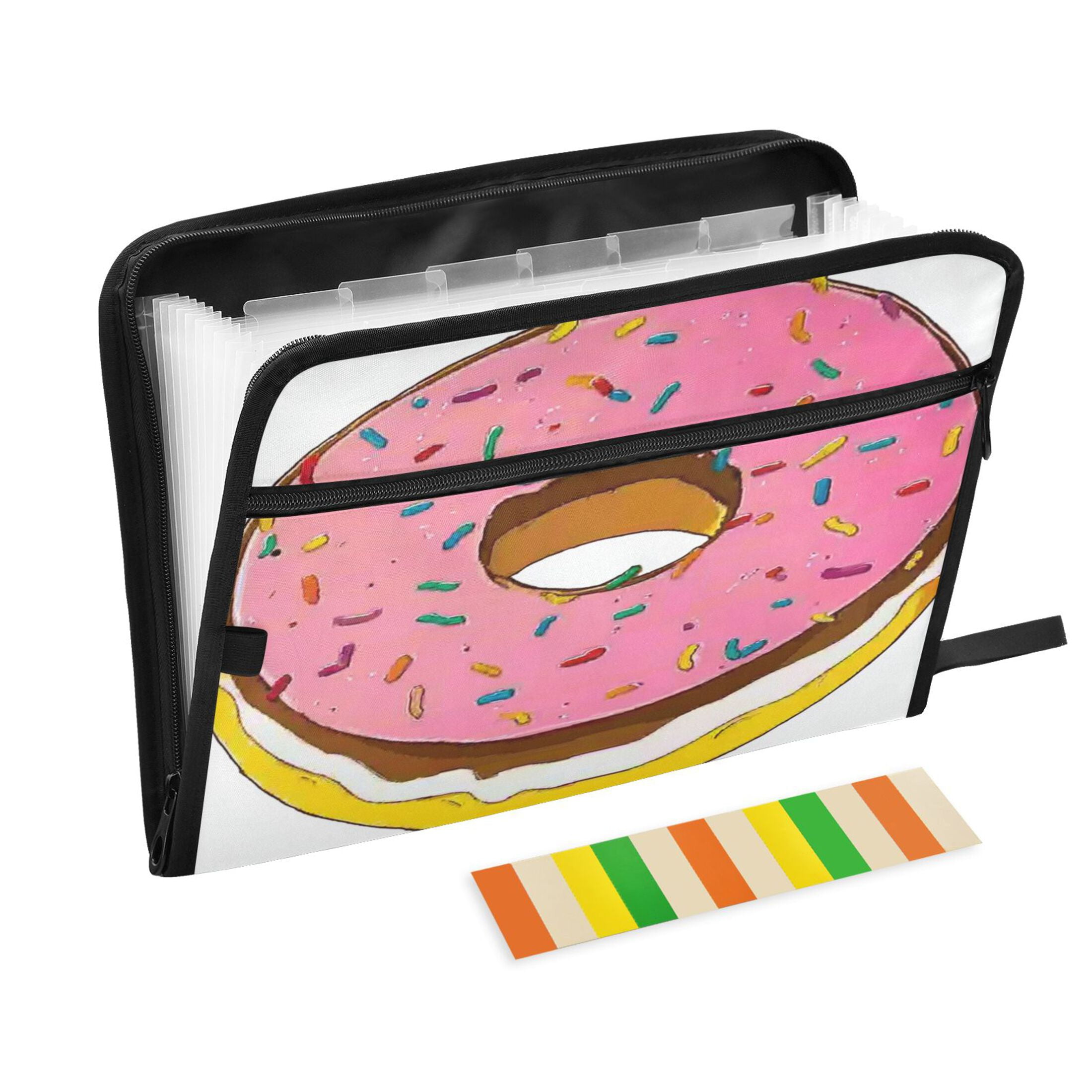 Expandable Folder with Colored Tabs, Desktop Folding Folder for ...