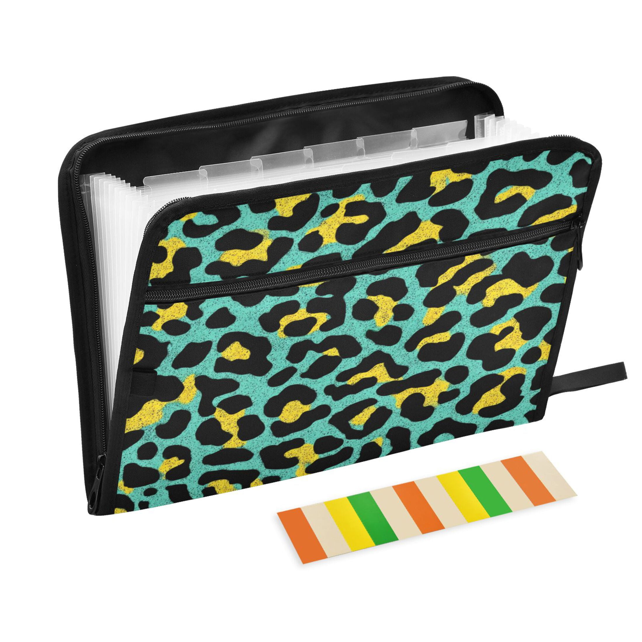 Expandable Folder with Colored Tabs, Desktop Folding Folder for ...