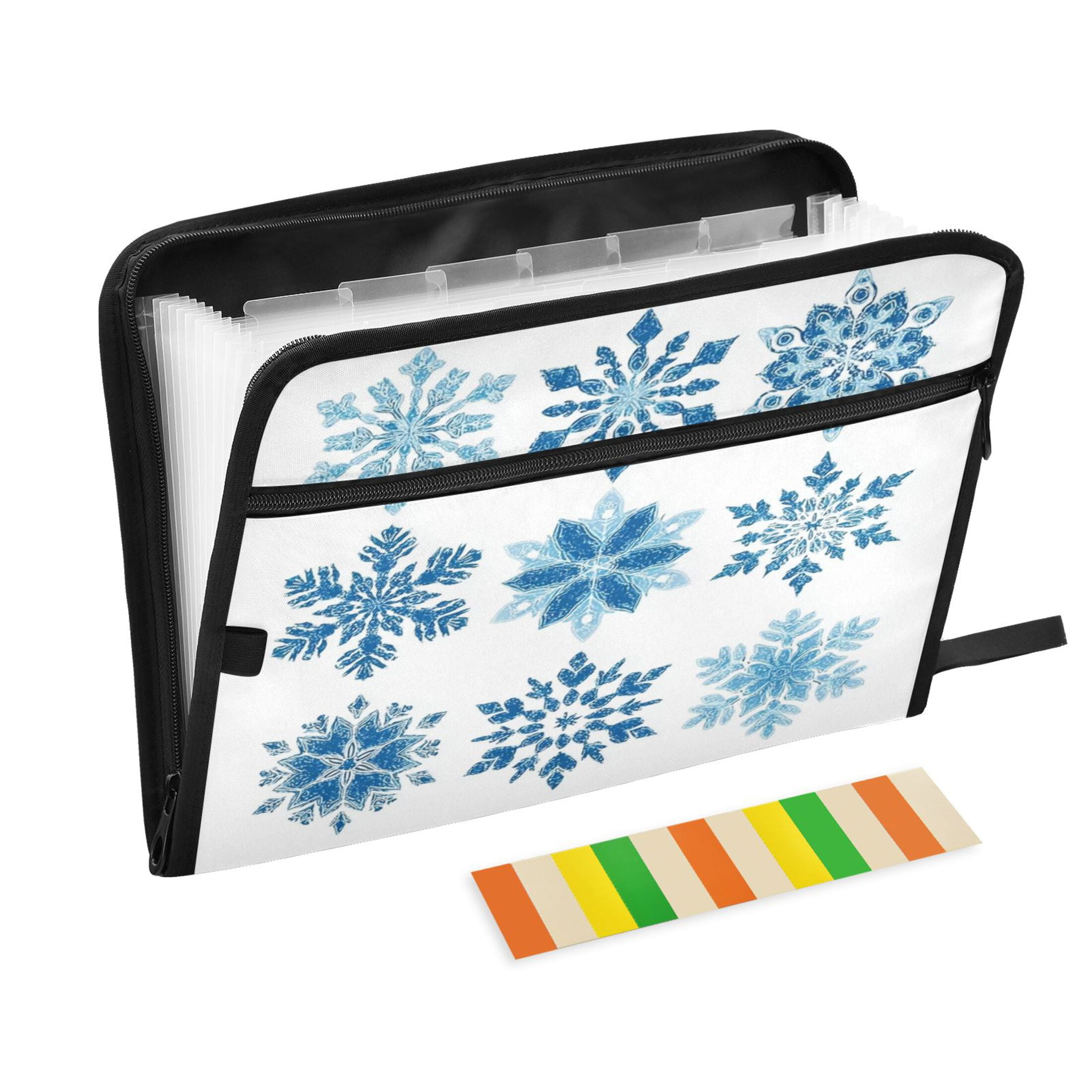 Expandable Folder with Colored Tabs, Desktop Folding Folder for ...