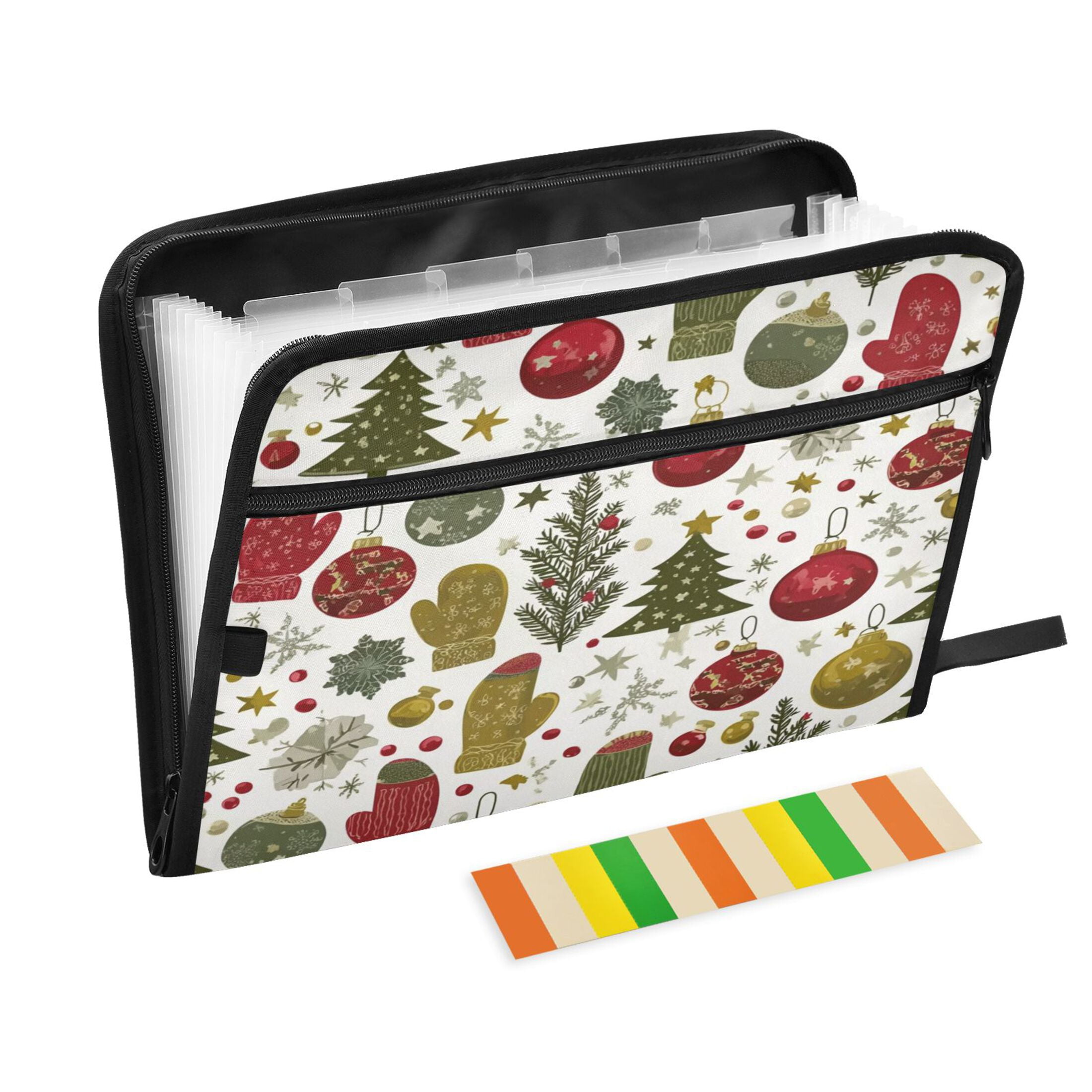 Expandable Folder with Colored Tabs, Desktop Folding Folder for ...