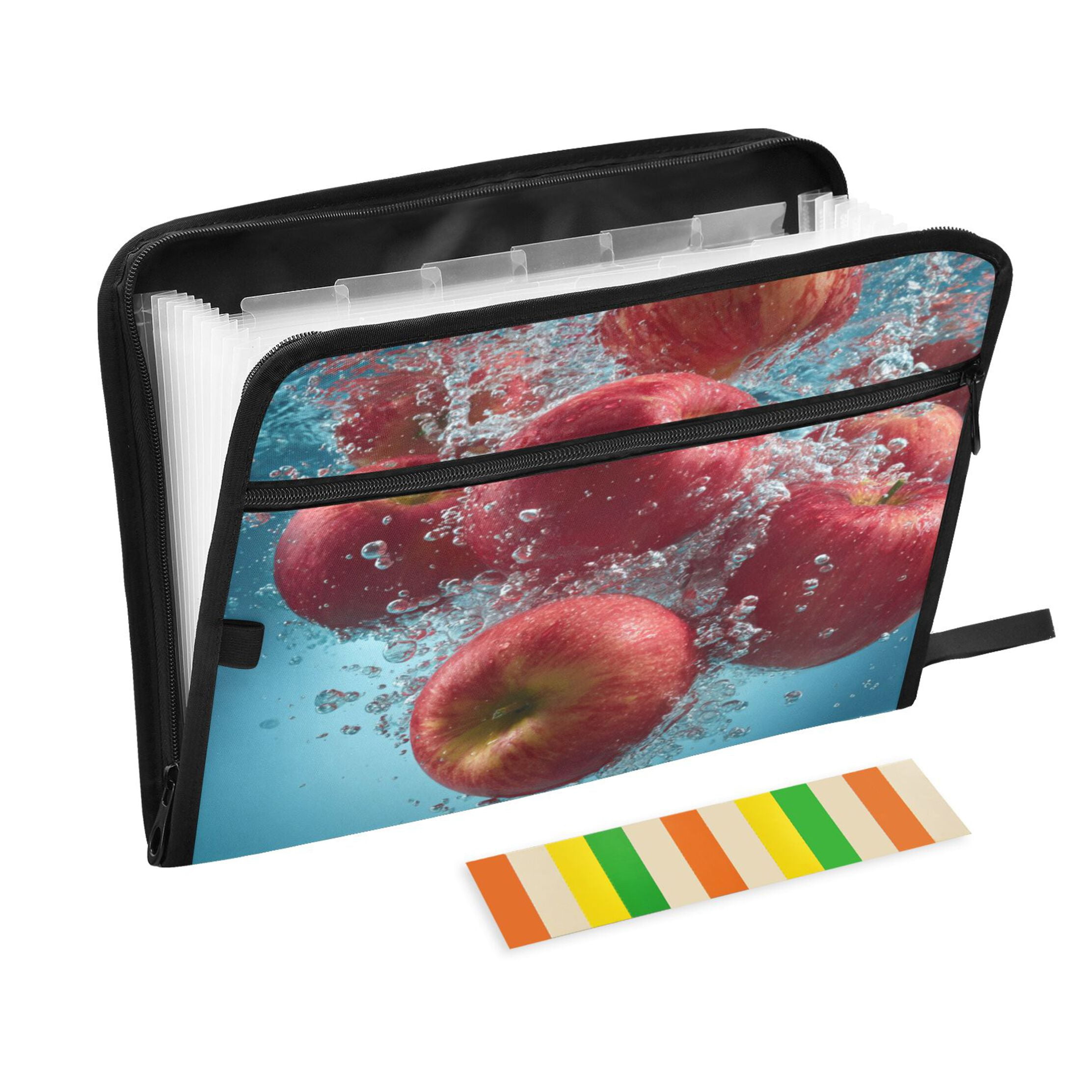 Expandable Folder with Colored Tabs, Desktop Folding Folder for ...