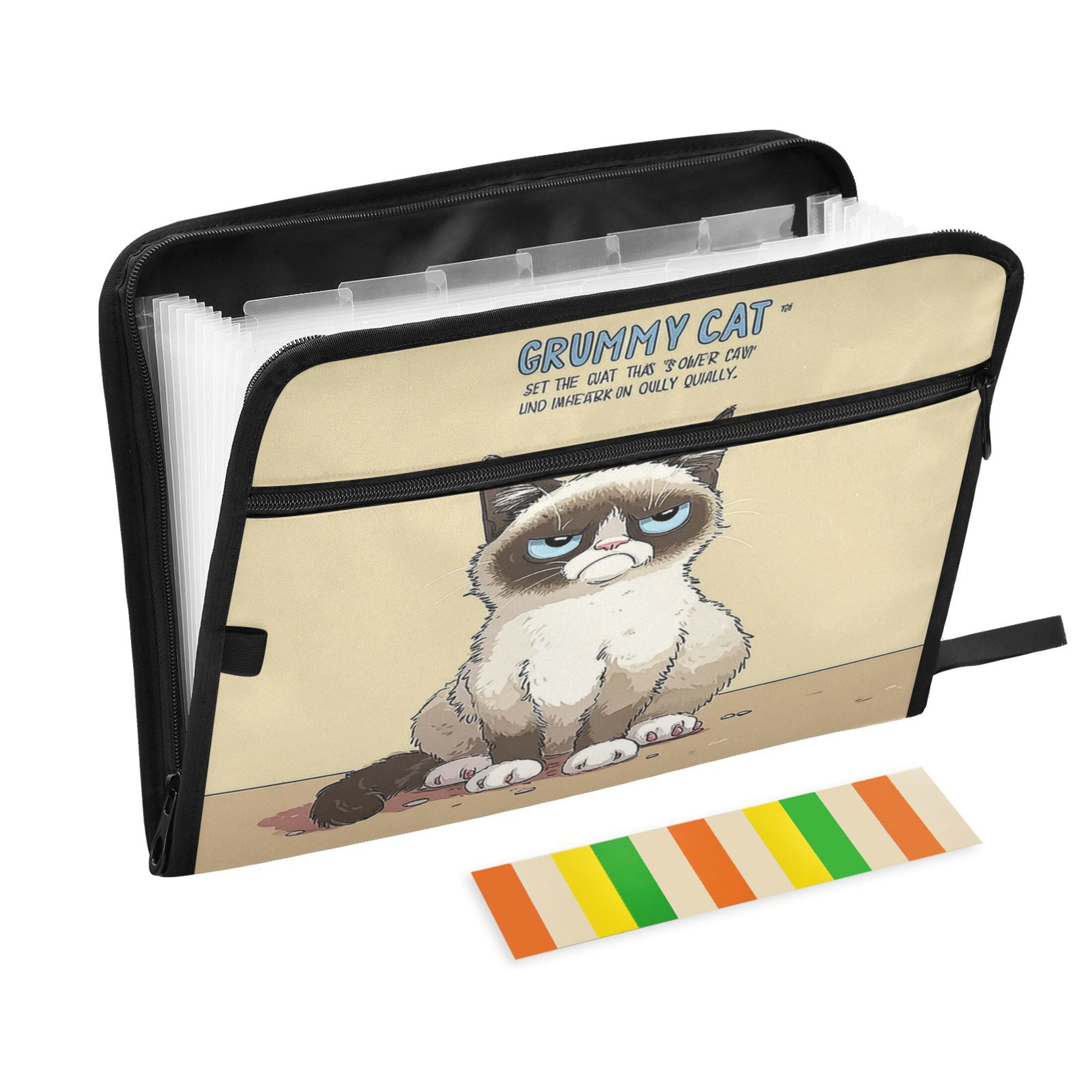 Expandable Folder with Colored Tabs, Desktop Folding Folder for ...