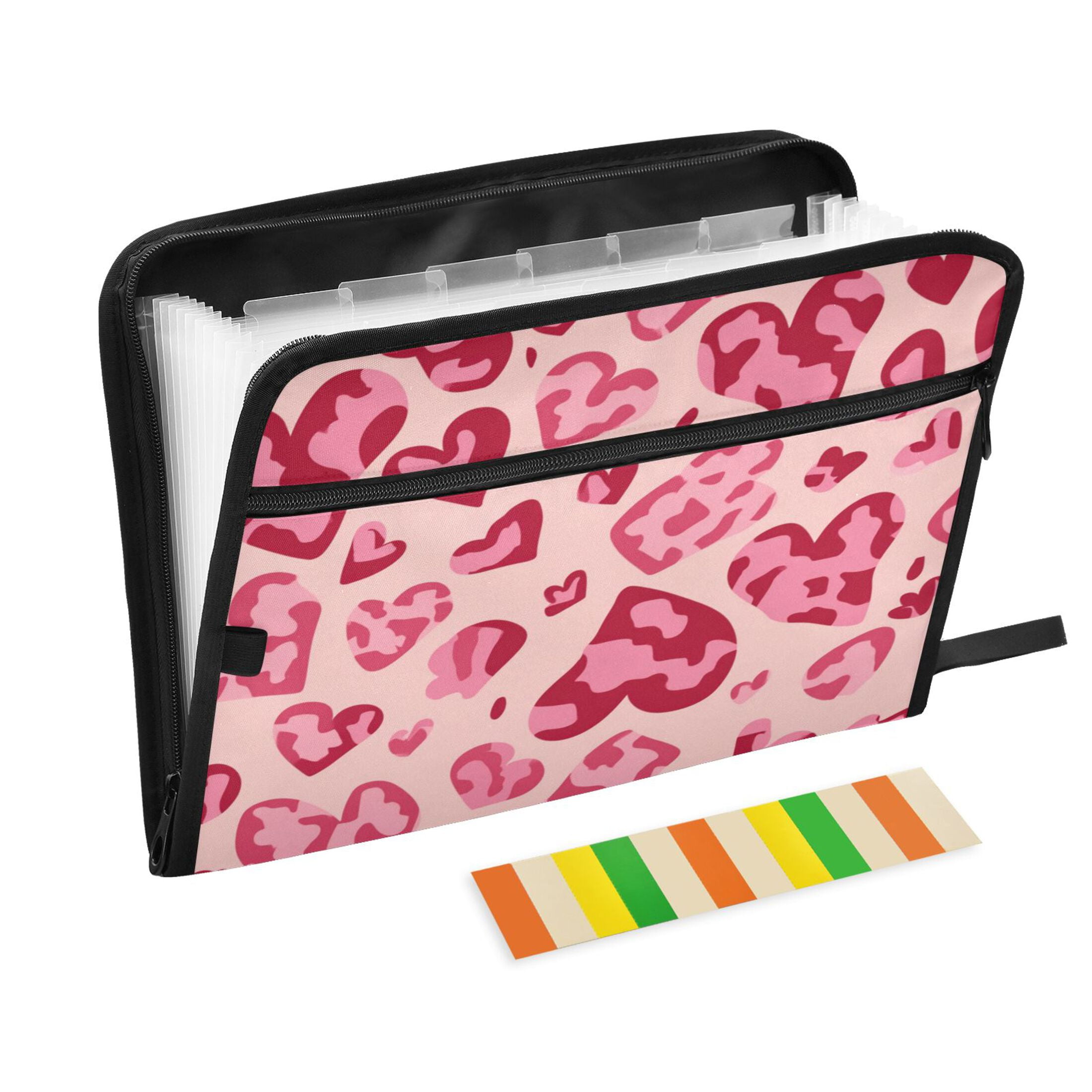 Expandable Folder with Colored Tabs, Desktop Folding Folder for ...