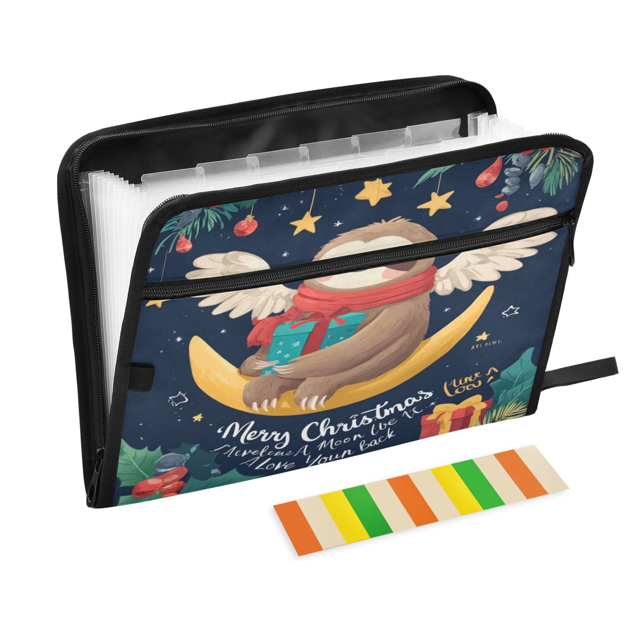 Expandable Folder with Colored Tabs, Desktop Folding Folder for ...
