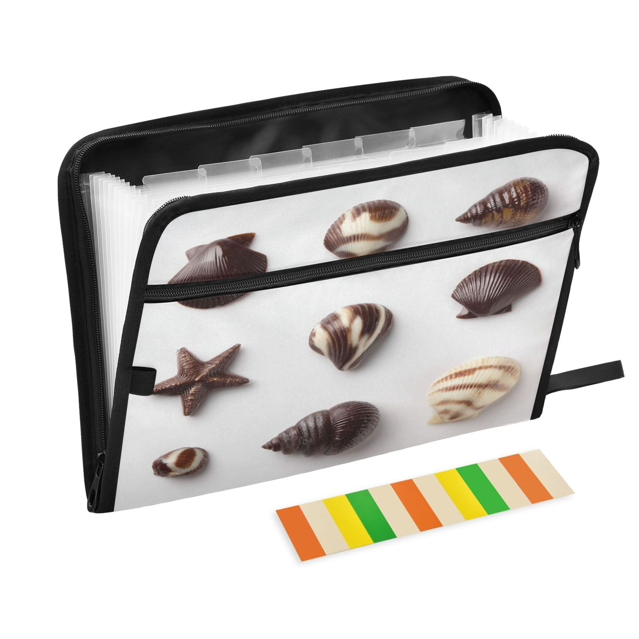 Expandable Folder with Colored Tabs, Desktop Folding Folder for ...